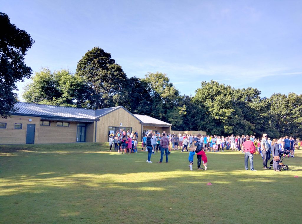football pavilion - Directline Structures Ltd
